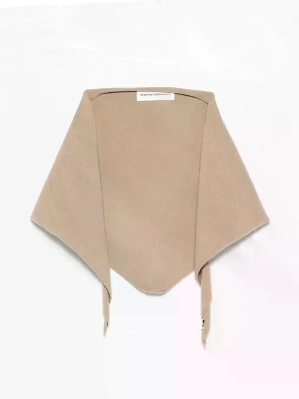 Extreme Cashmere Self-tie Bandana Scarf - Neutrals