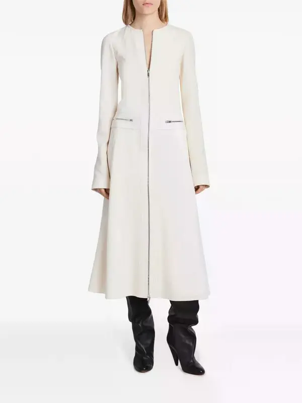 Proenza Schouler Joanne Panelled Crepe Maxi Dress - Neutrals
