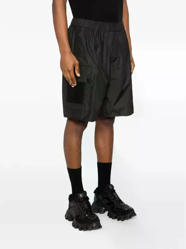Moncler Logo Patch Cargo Shorts
