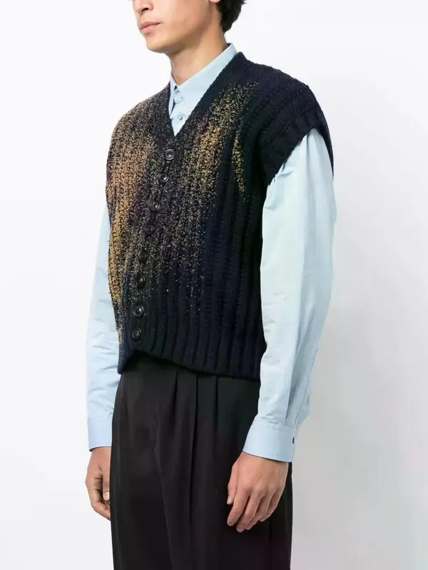 MAISON MARGIELA Contrasting Trim V-neck Cardigan