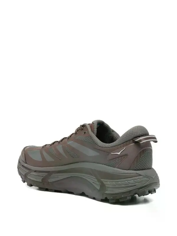 HOKA® Mafate Speed 2 Logo Detail Lace-up Sneakers - Brown