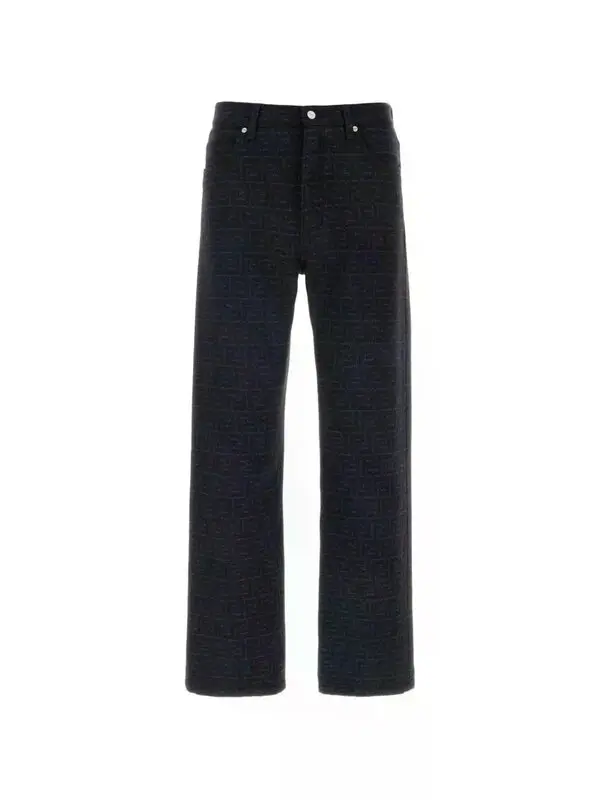 Fendi Ff-motif Jeans