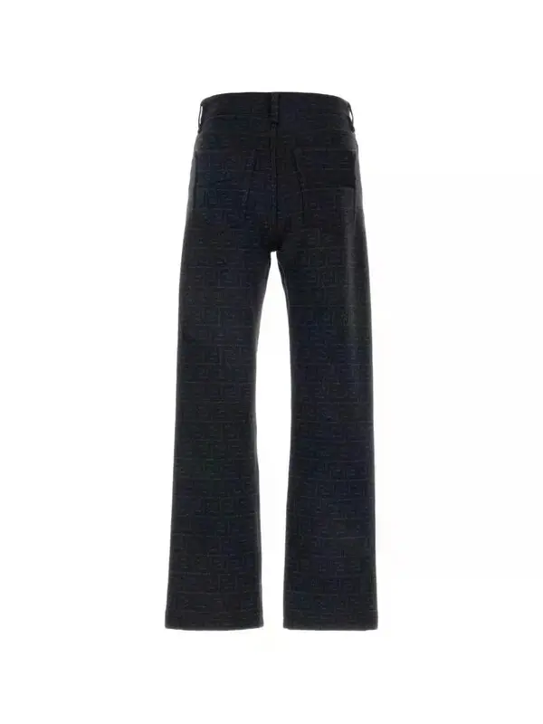 Fendi Ff-motif Jeans