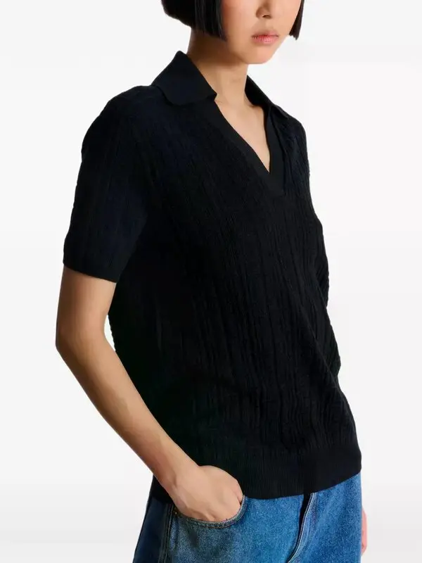 Balmain Monogram Jacquard Knitted Top