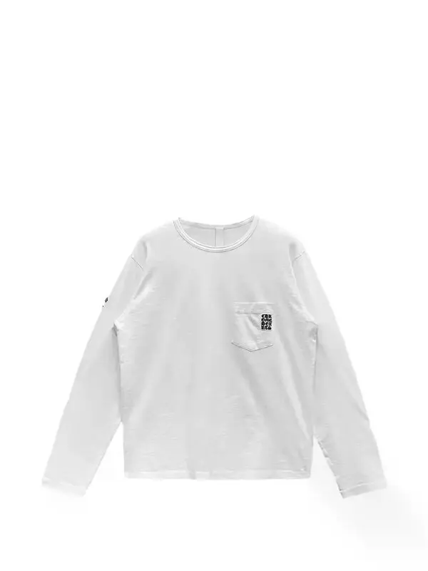 Chrome Hearts Logo-embroidered Long-sleeve T-shirt - White