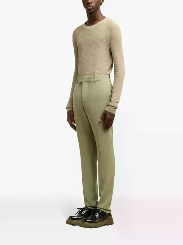 AMI Paris Tailored Virgin Wool Blend Trousers