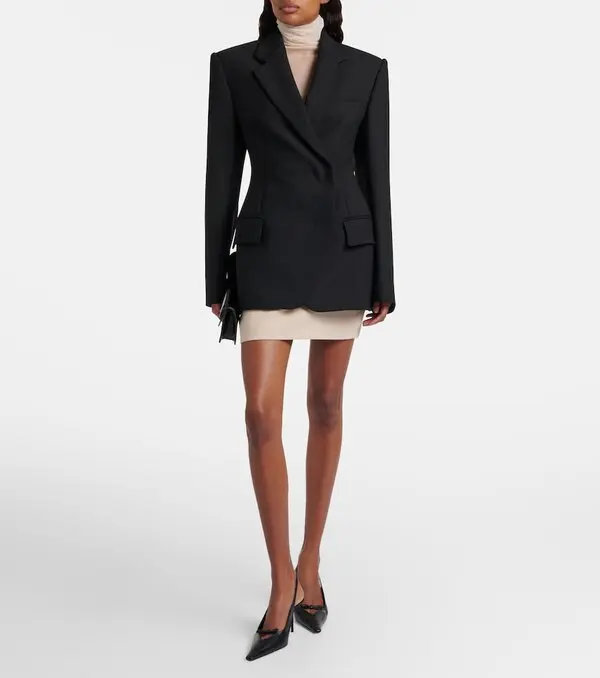 Wardrobe.NYC Wool Miniskirt