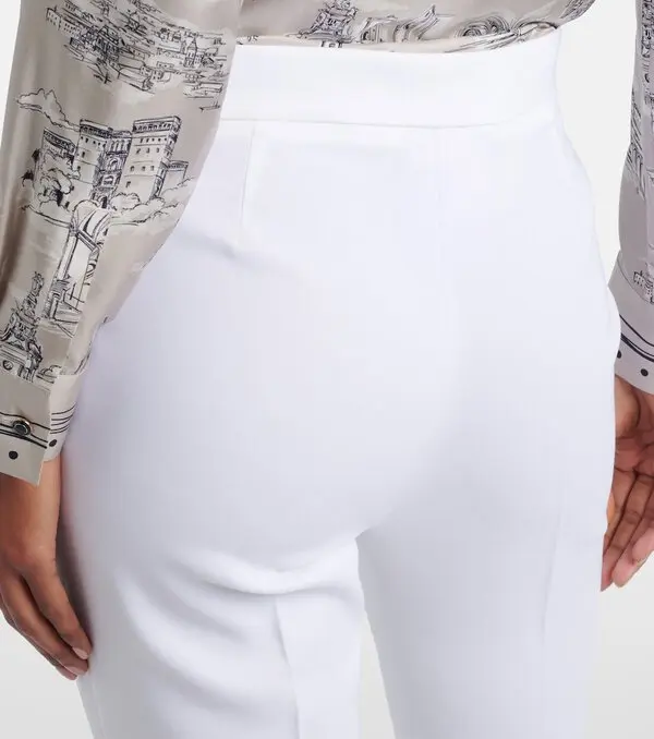 Max Mara Tailored Cotton Slim Pants