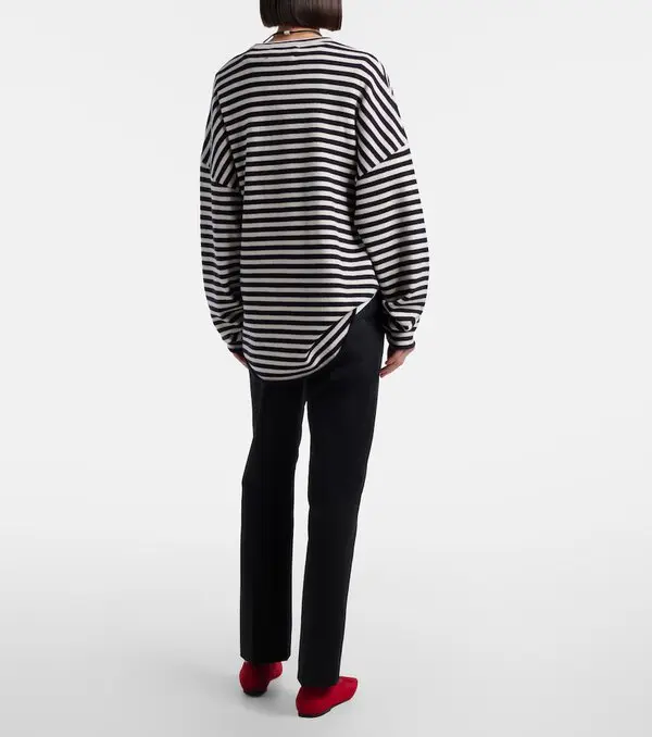 Max Mara Cropped Slim Cotton-blend Pants