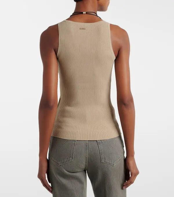 Max Mara Ribbed Knit Tank Top