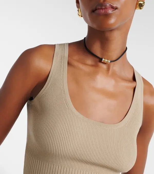 Max Mara Ribbed Knit Tank Top