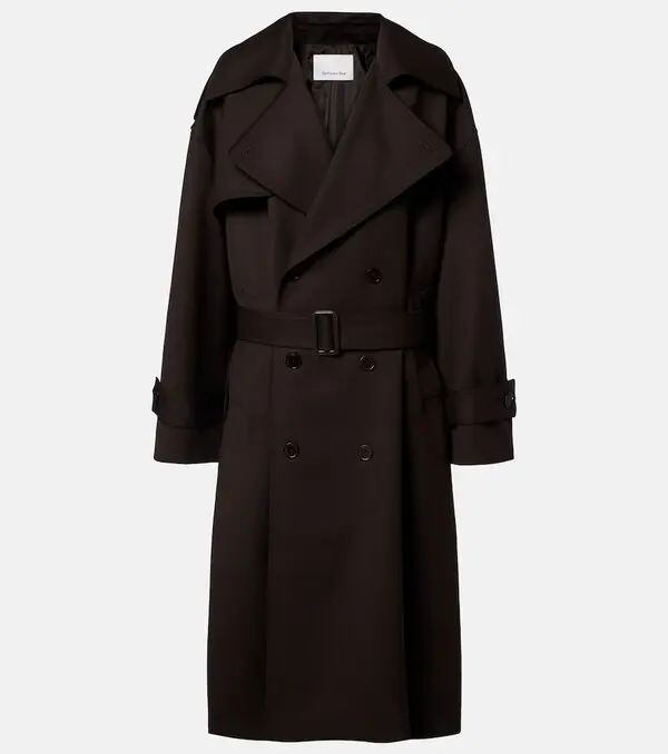 THE FRANKIE SHOP Dursley Double-breasted Trench Coat