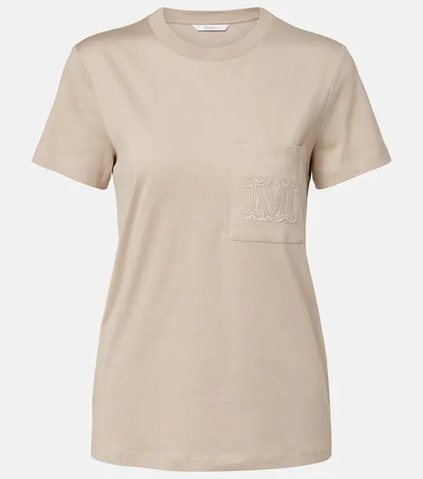 Max Mara Embroidered Cotton Top