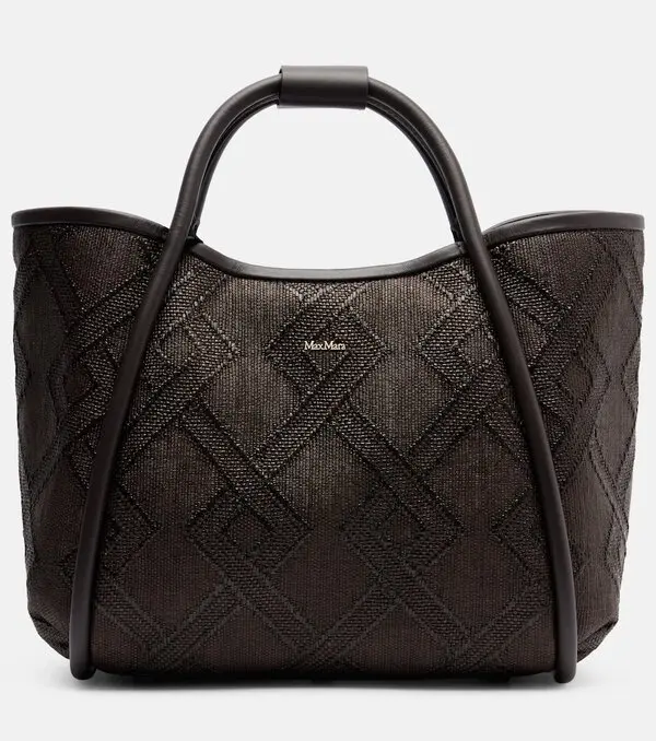 Max Mara Leather Tote Bag
