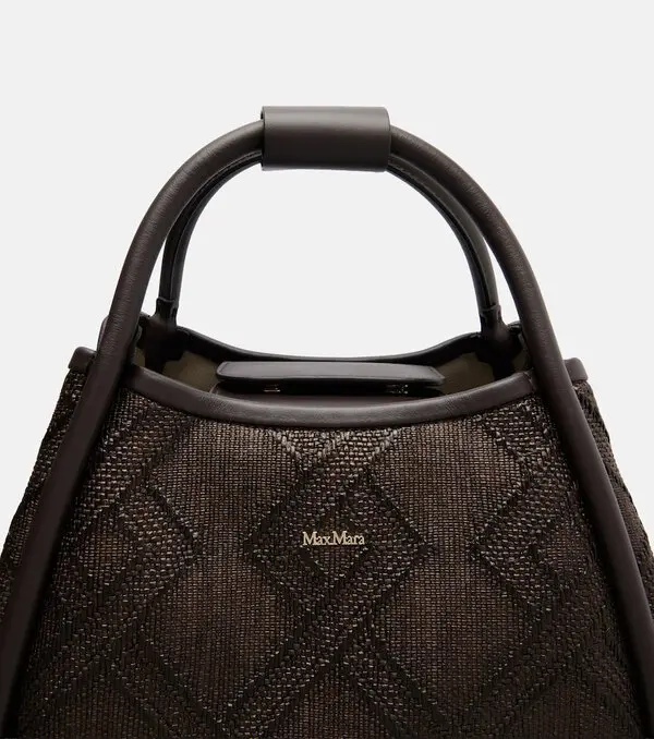 Max Mara Leather Tote Bag