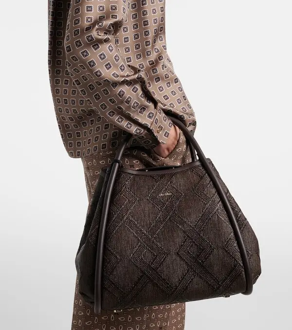Max Mara Leather Tote Bag