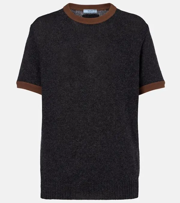 Prada Cashmere Knit Jumper - Grey
