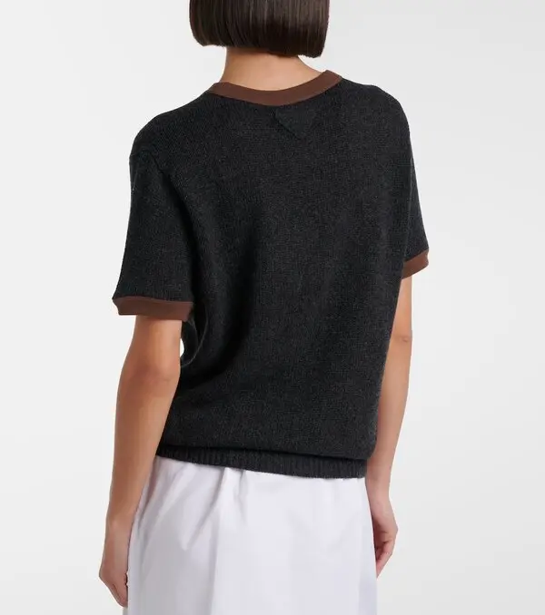 Prada Cashmere Knit Jumper - Grey