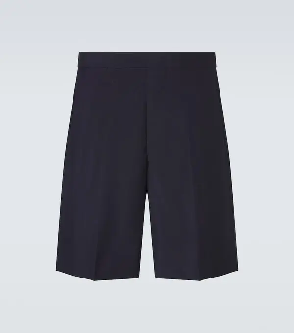 Prada Wool And Mohair Bermuda Shorts