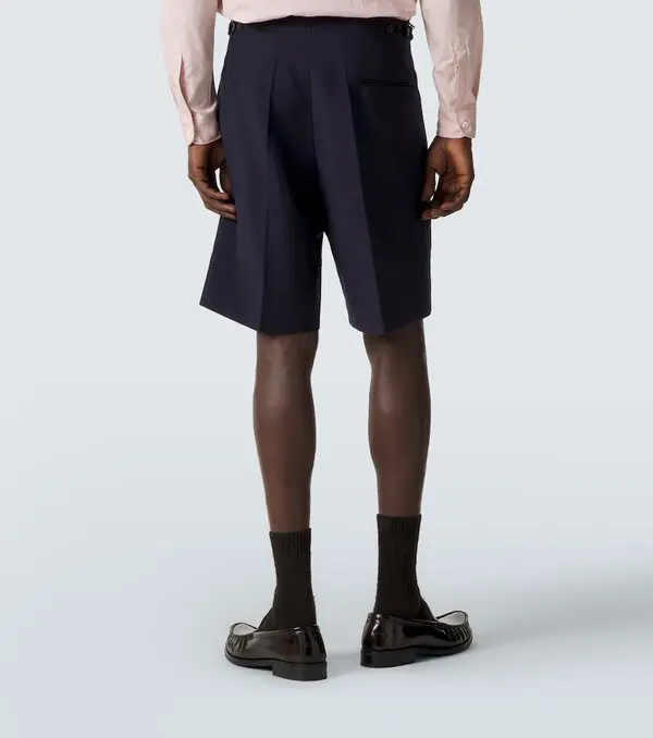Prada Wool And Mohair Bermuda Shorts