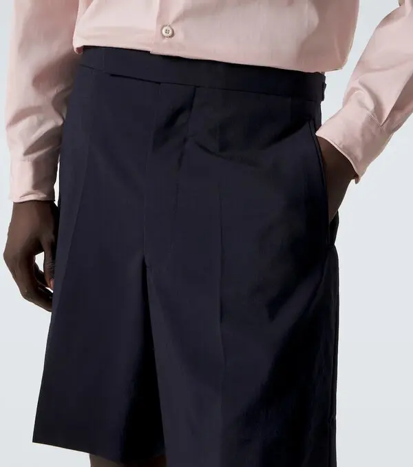 Prada Wool And Mohair Bermuda Shorts