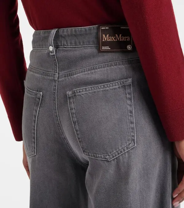 Max Mara Allegra Barrel-leg Jeans - Grey