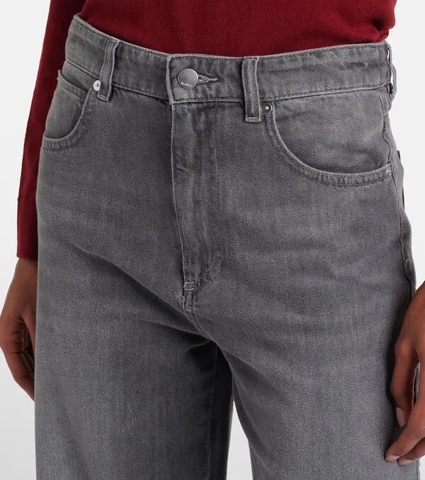 Max Mara Allegra Barrel-leg Jeans - Grey