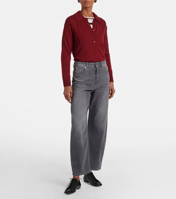Max Mara Allegra Barrel-leg Jeans - Grey