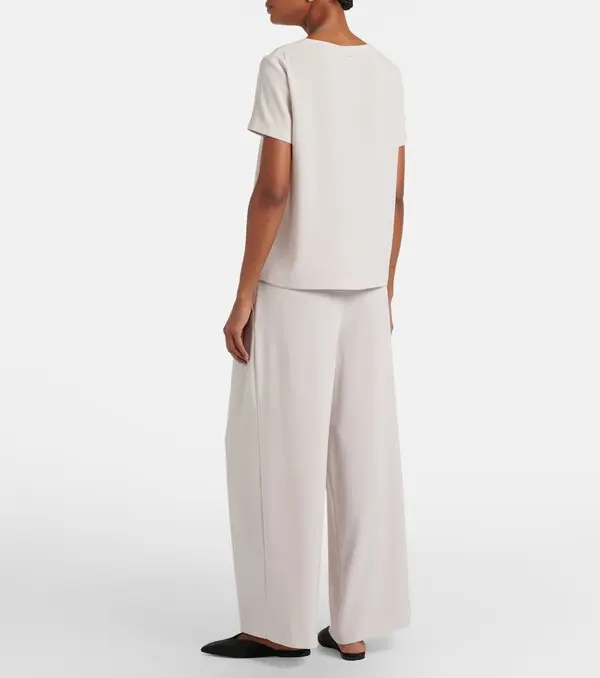 Max Mara Pleated Wide-leg Trousers