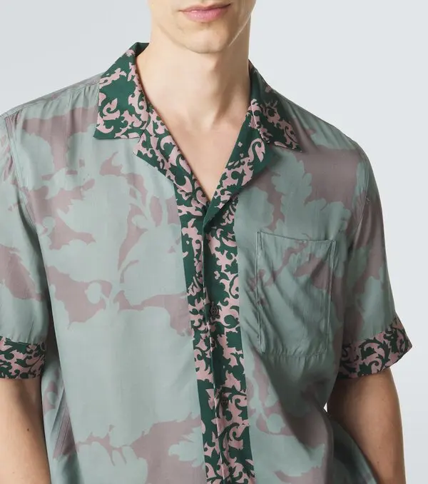 Dries Van Noten Printed Bowling Shirt