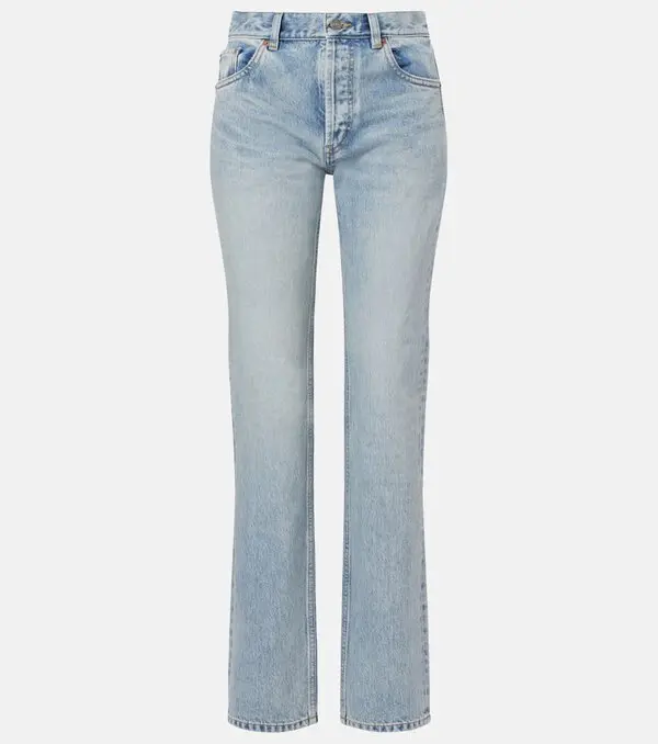 Saint Laurent High-rise Straight Jeans