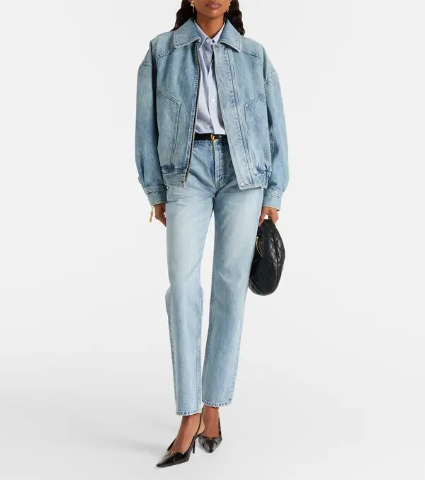 Saint Laurent High-rise Straight Jeans