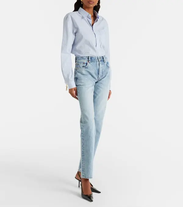 Saint Laurent High-rise Straight Jeans