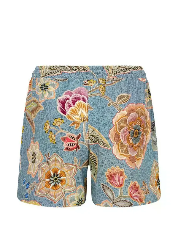 PIP STUDIO Bob Shorts With Floral Print - Blue