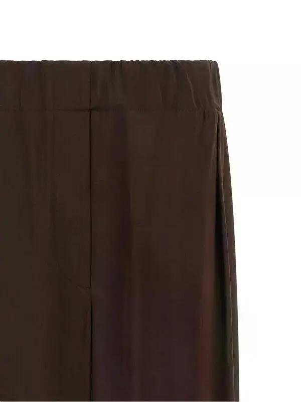 JIL SANDER Low-crotch Wide-leg Trousers - Brown