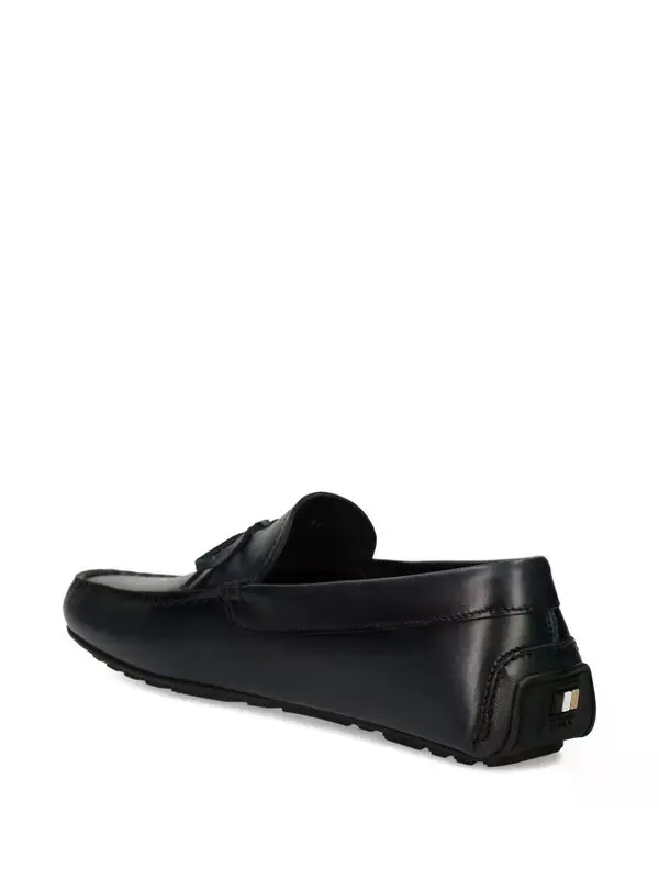 BOSS Tie Driving Boat Shoes - Blue