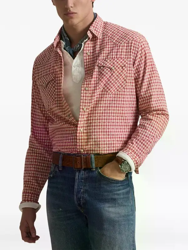 Polo Ralph Lauren Checked-pattern Shirt - Red
