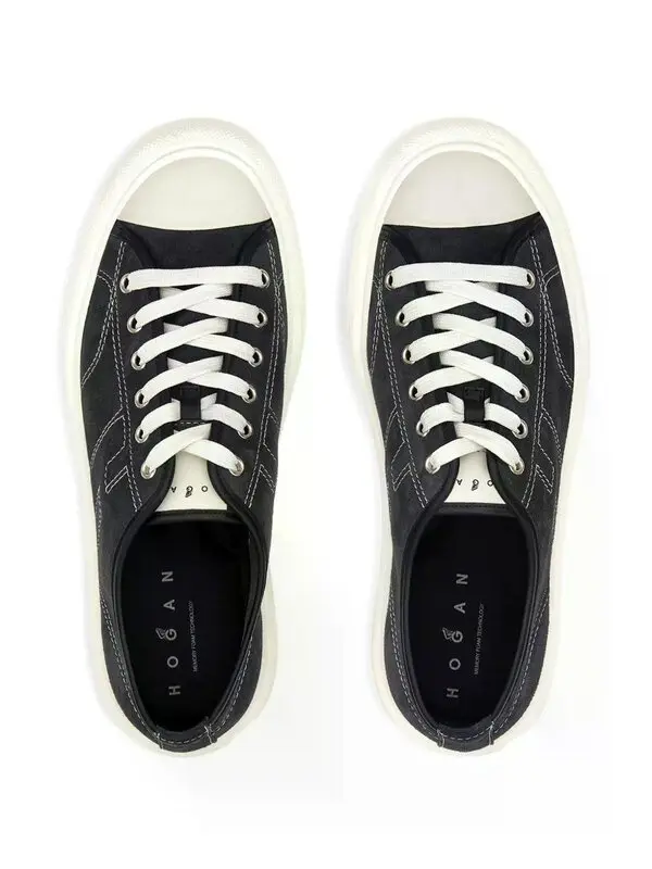 Hogan Rebel Sneakers With Logo Detail - Blue