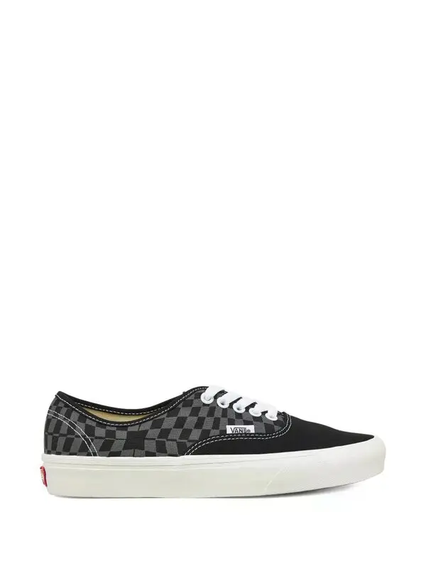 VANS Checked Lace-up Sneakers - Black