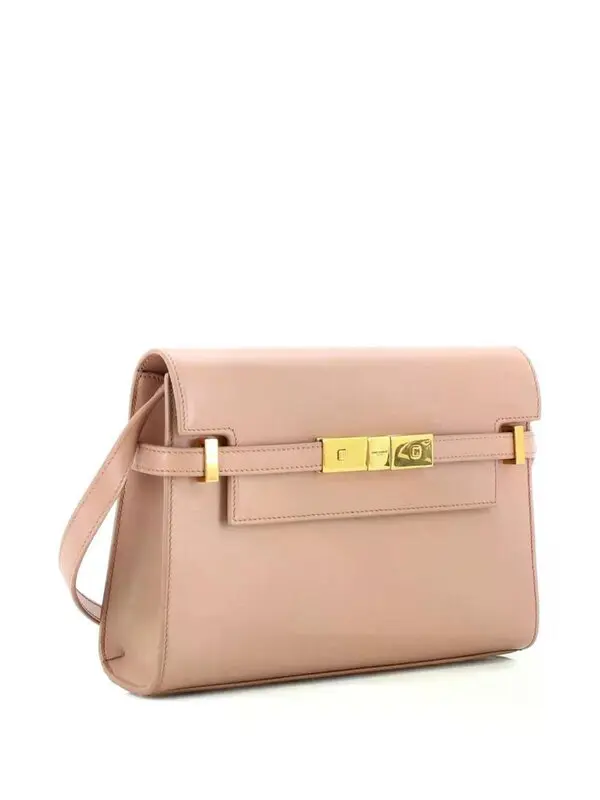 Saint Laurent Manhattan Small Shoulder Bag - Neutrals