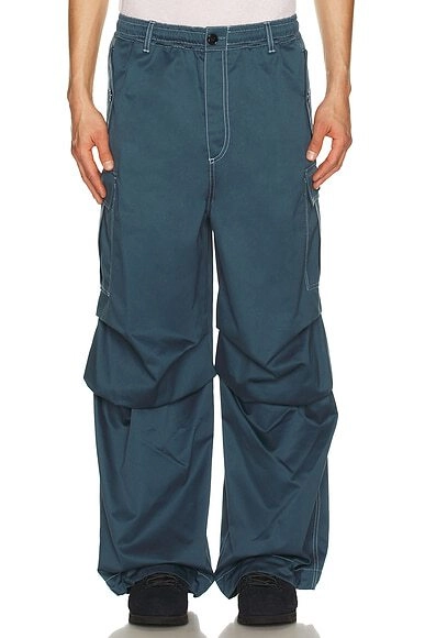 Marni Cotton Cargo Pants - Turquoise