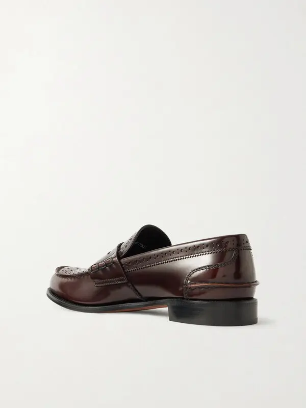 Church's Robin Glossed-leather Penny Loafers - Brown