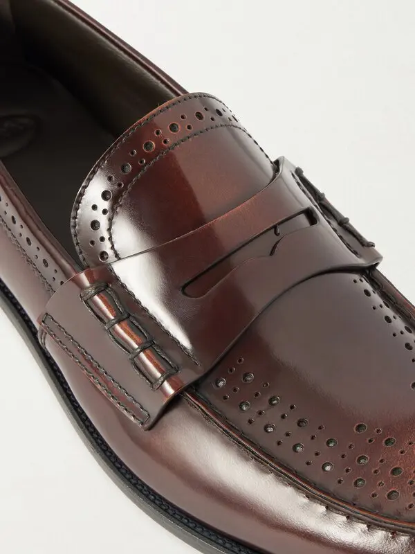 Church's Robin Glossed-leather Penny Loafers - Brown