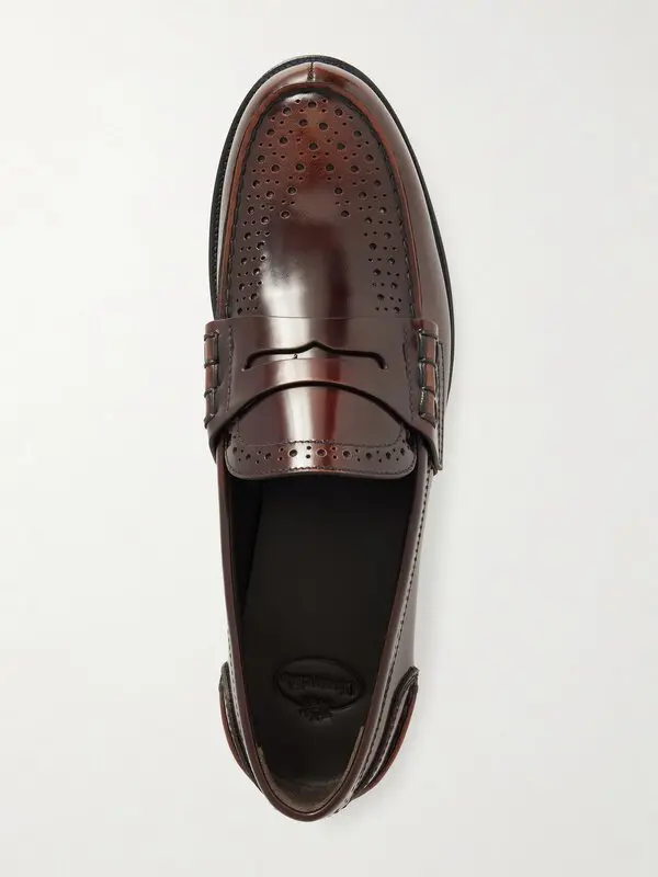 Church's Robin Glossed-leather Penny Loafers - Brown