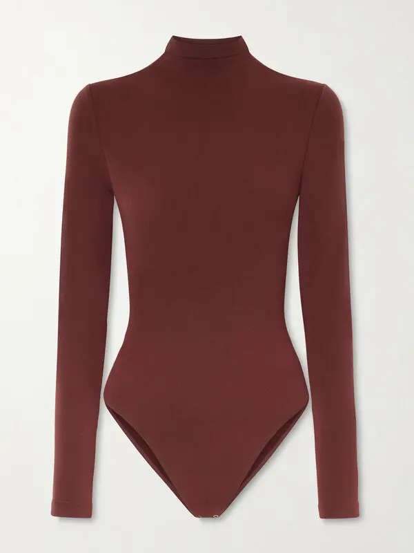 Wolford Stretch-jersey Bodysuit - Red