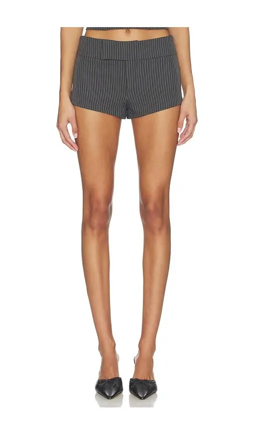 Superdown Agnes Hot Short - Grey