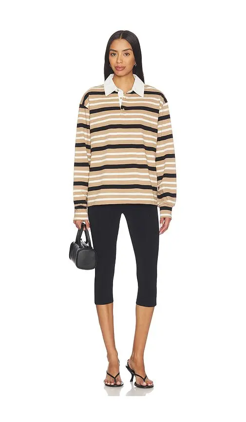 Superdown Sashia Polo Top - Brown