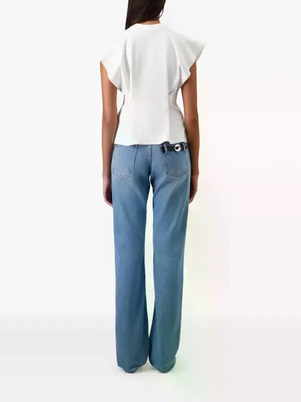 Coperni Crewneck T-shirt With Adjustable Fit