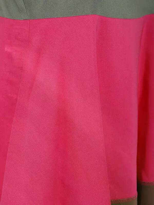 Marni Sleeveless Square Neck Colourblock Dress