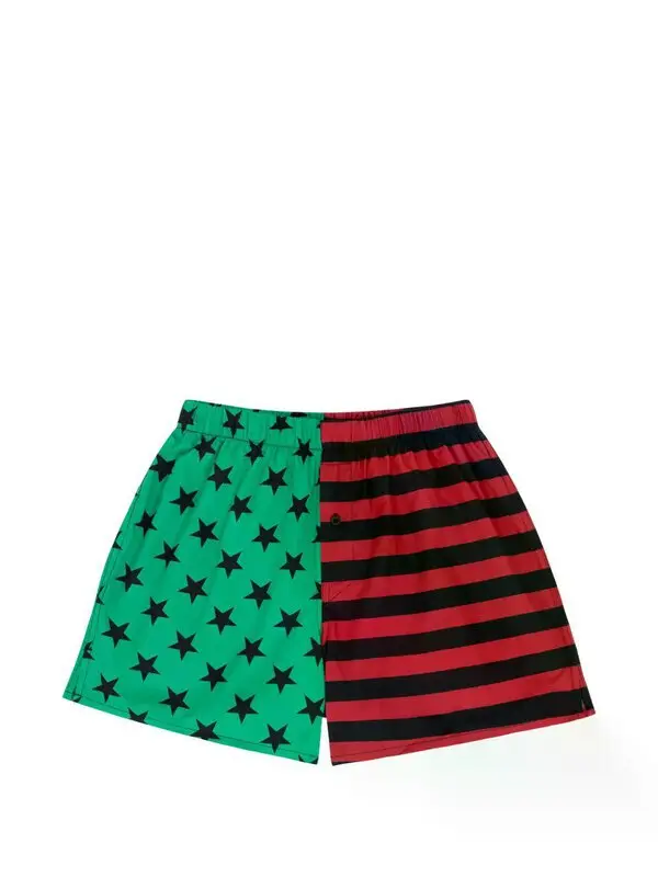 DENIM TEARS Stars Stripes Boxer - Red